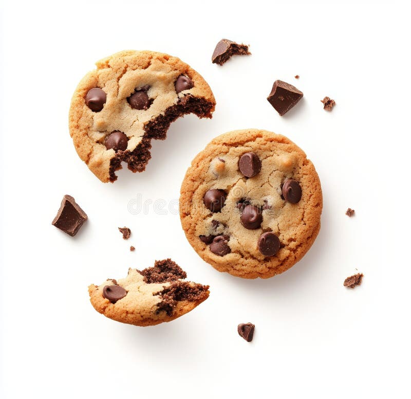 Image Capturing Exploding Chocolate Chip Cookies, Sweets, and ...