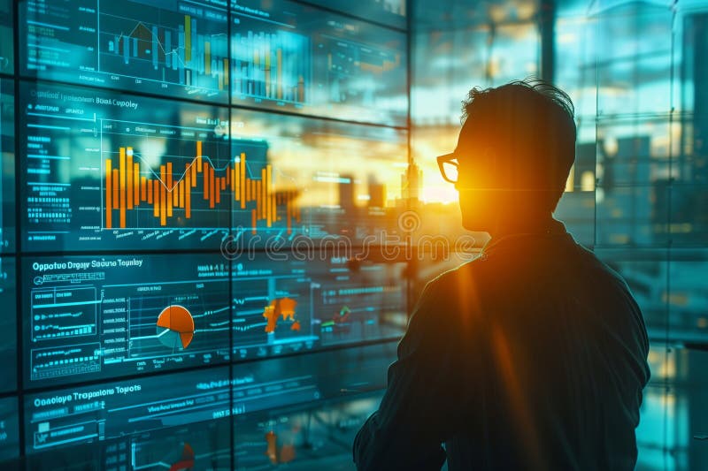 Human Analysis and Advanced Technology in Data Visualization Stock ...