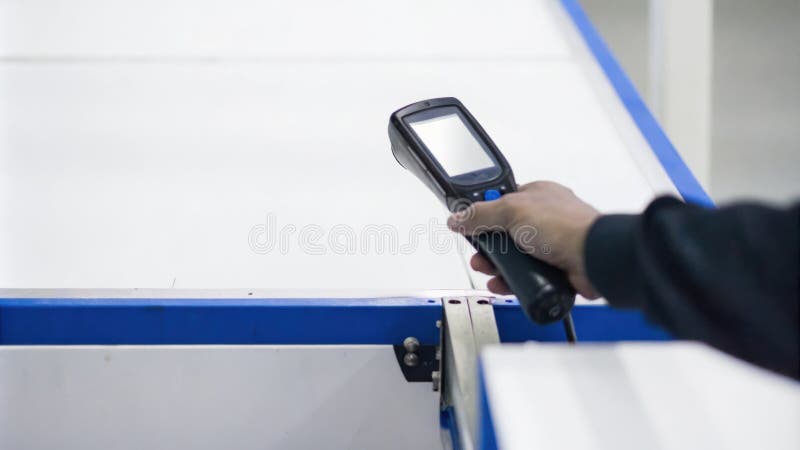 AI Analyzes Central CPU on Interface Microchip Circuit Board in Digital ...