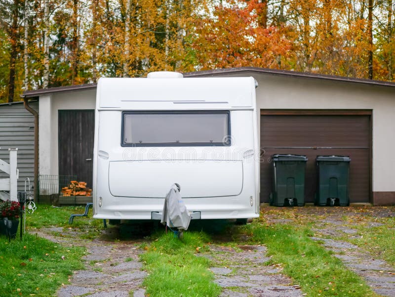 Image Caravan Trailer or Mobile Home, or Recreational Vehicle Parked at ...