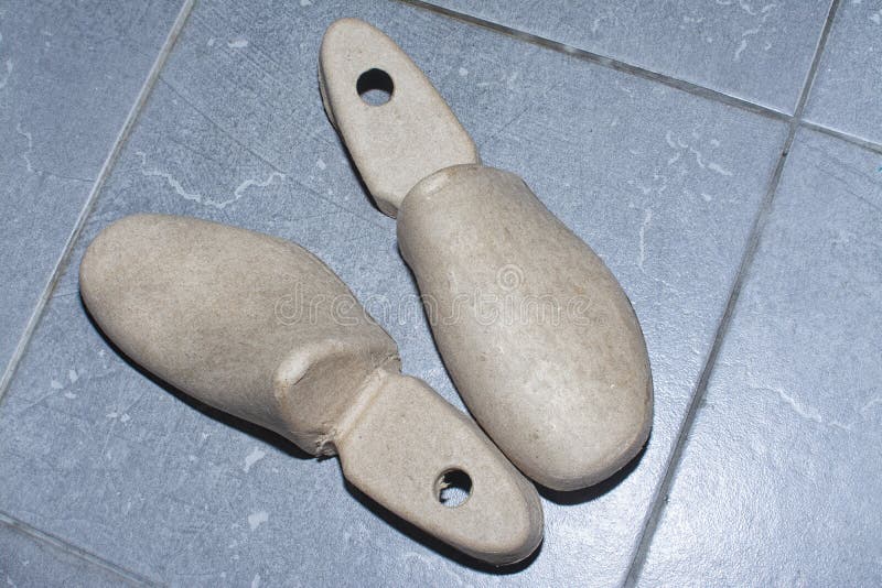 Cardboard Shoe Tree or Insert Accessory Stock Image - Image of mold ...