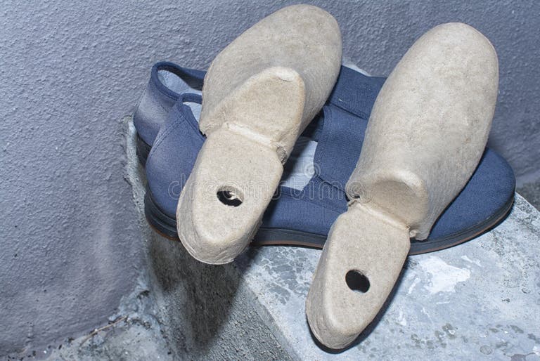 Cardboard Shoe Tree or Insert Accessory Stock Image - Image of cobbler ...
