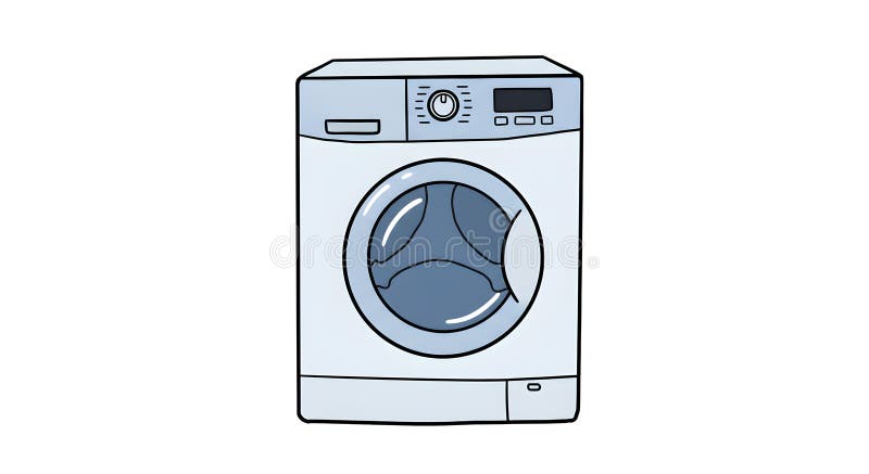 Cartoon Washing Machine