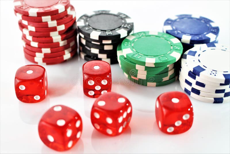 An Image of a Casino - Dice, Chip, Gambling - with Copy Space Stock ...