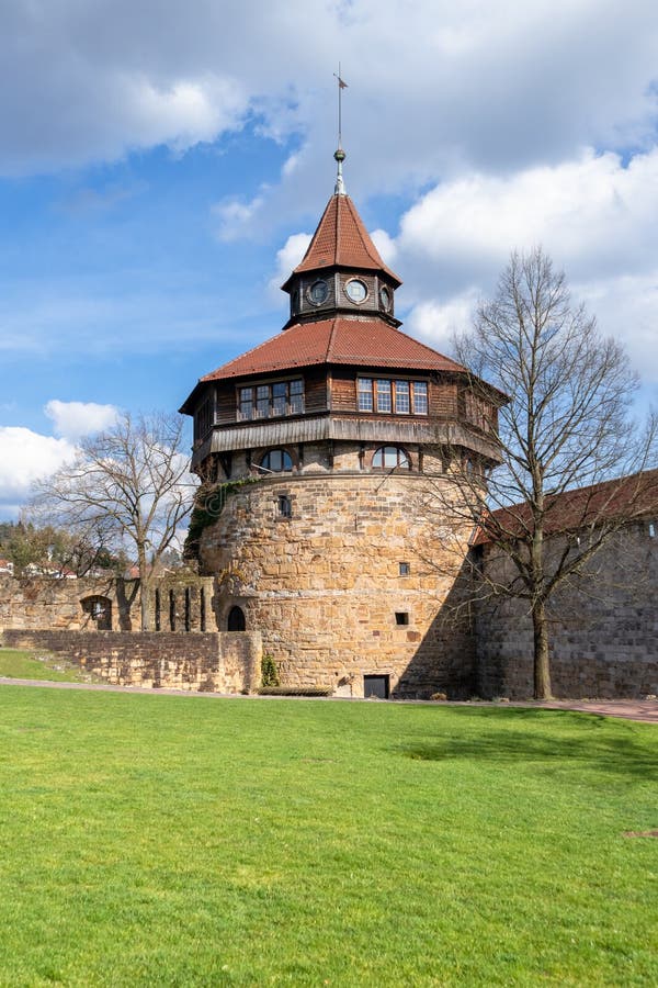 Castle Esslingen - Esslinger Burg Stock Image - Image of middle ...