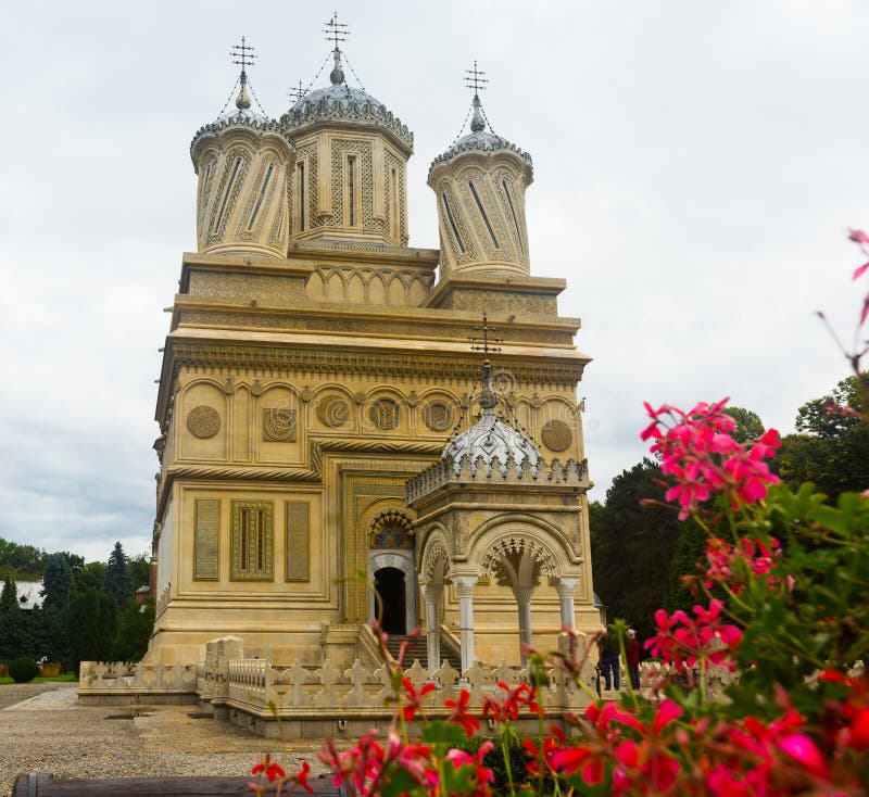 Image of Cathedral of Curtea De Arges Stock Image - Image of tourism ...