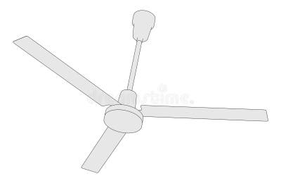 Image of ceiling fan stock illustration. Illustration of turbine - 36413058