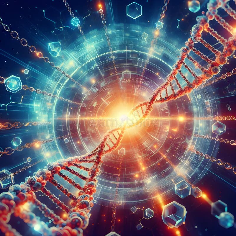 Image of a Chain Science Dna Chemistry Biotechnology Molecule Medical ...