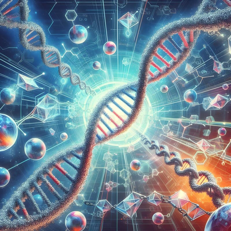 Image of a Chain Science Dna Chemistry Biotechnology Molecule Medical ...