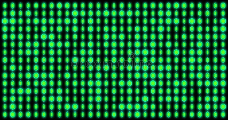 Image of Changing Green Dots on Black Background Stock Photo - Image of ...