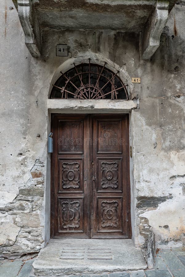 Image of a Characteristic Gate of an Ancient Village Stock Photo ...