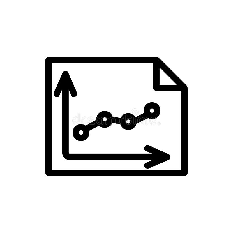 Chart Metrics Icon Vector. Isolated Contour Symbol Illustration Stock ...