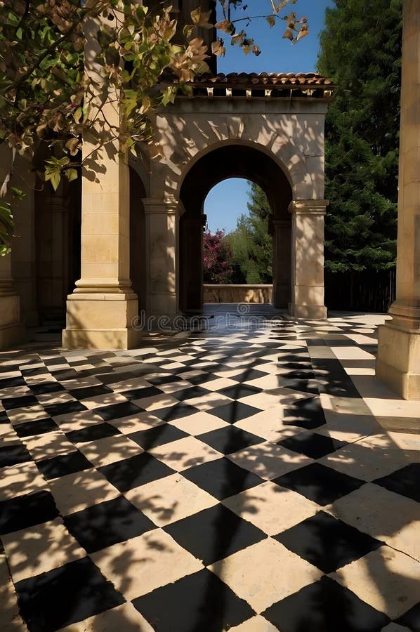 An Image with a Checkerboard Pattern Stock Illustration - Illustration ...