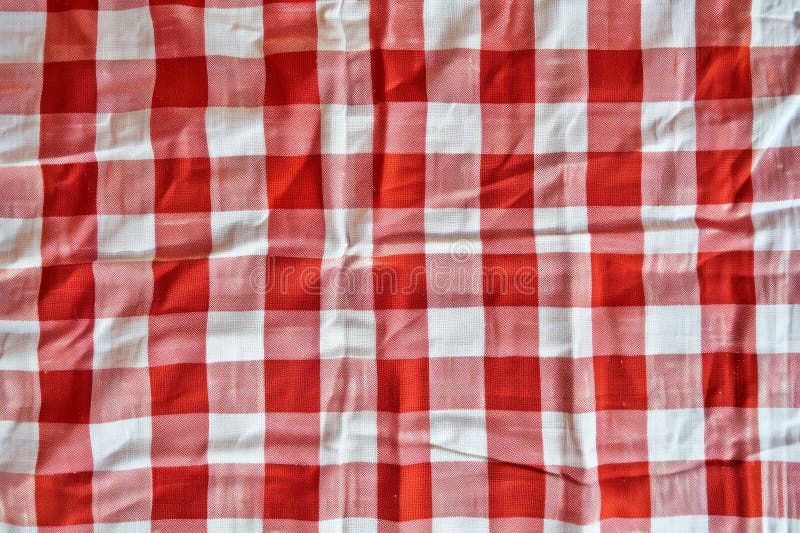Image of Checkered Red and White Plaid. Texture for Background Usage ...