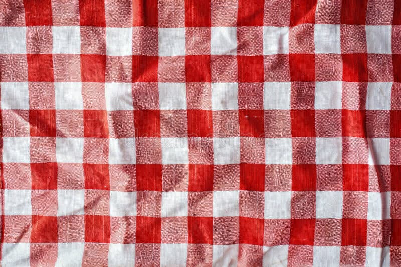 Image of Checkered Red and White Plaid. Texture for Background Usage ...