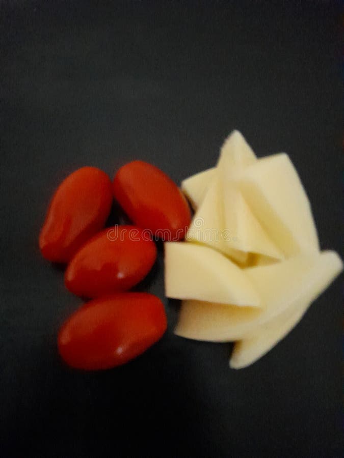 İmage Of Cheese, Tomato, Olive, Fresh Pepper Stock Photo - Image of ...