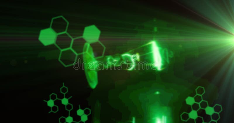 Image of Chemical Compounds and Data Processing Stock Photo - Image of ...