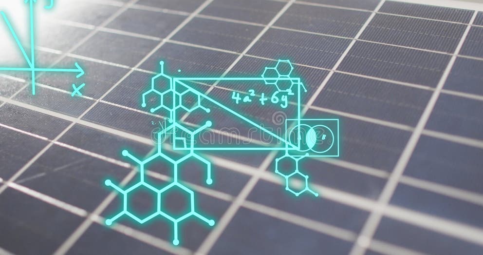 Image of Chemical Structures Over Squares Stock Photo - Image of ...