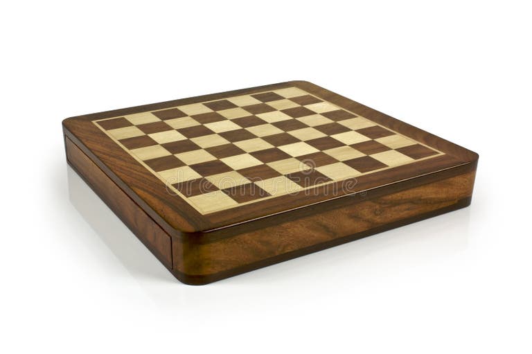 Image of Chess Board without Pieces on White Stock Photo - Image of ...