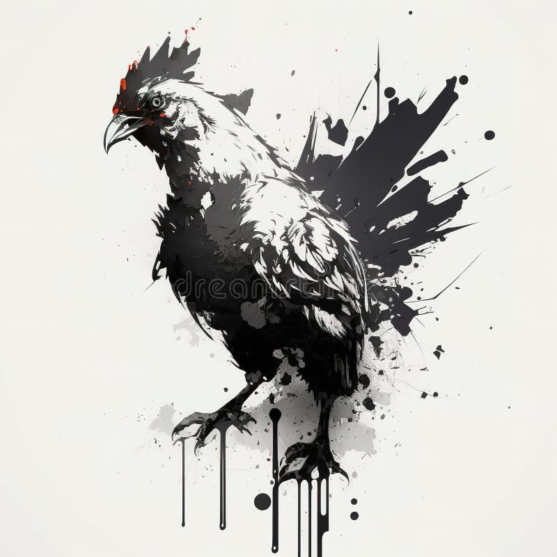 Chicken Ink Stock Illustrations – 4,492 Chicken Ink Stock Illustrations ...