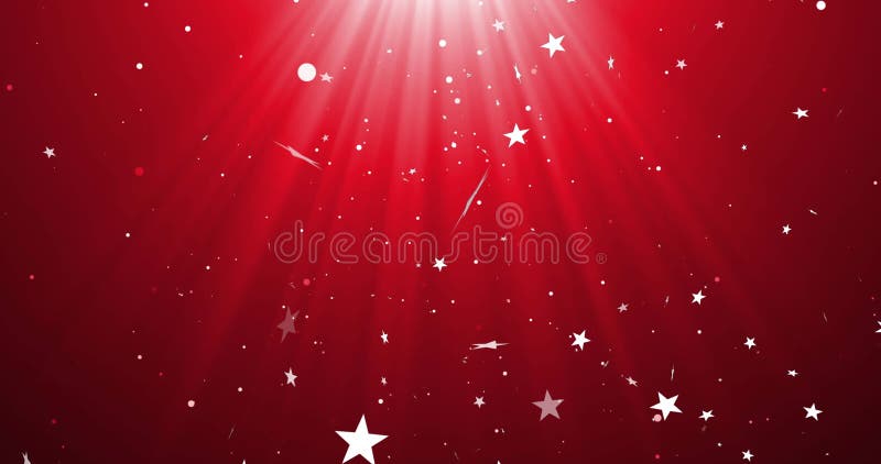 Image of Christmas Stars Falling and Glowing Light Stock Illustration ...