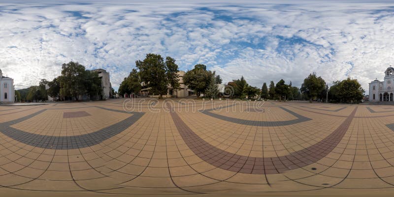 360 Image of the City Centre in Lovech, Bulgaria Stock Photo - Image of ...