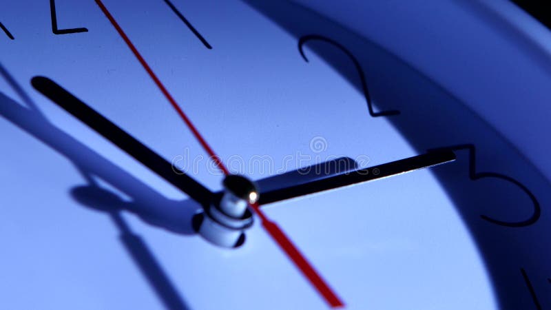 An Image of a Clock at Twelve. Close Up Stock Video - Video of deadline ...
