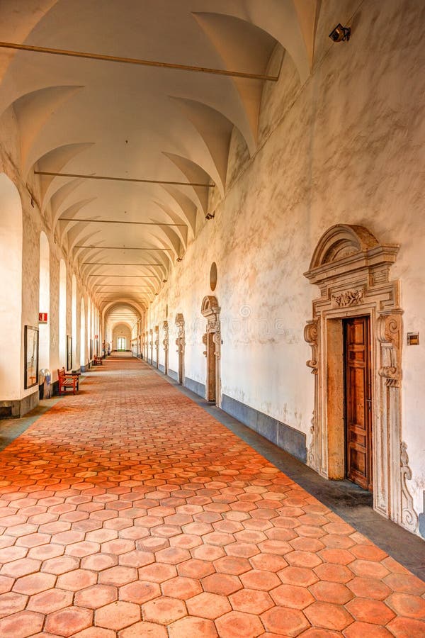 Image of the Cloister Arches Inside a Monastery. Editorial Photo ...