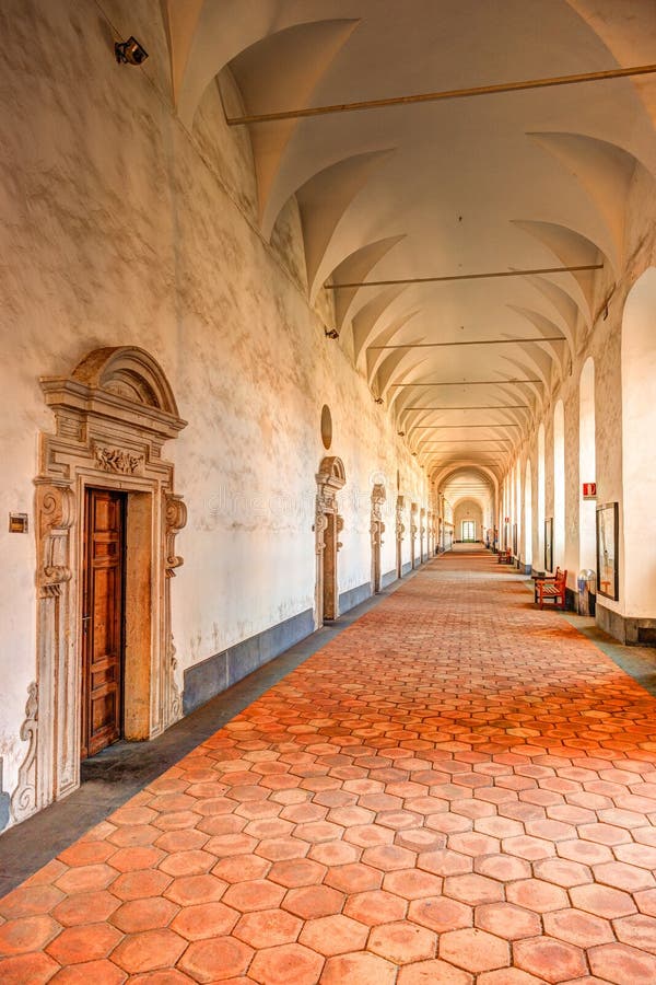 Image of the Cloister Arches Inside a Monastery. Editorial Photo ...