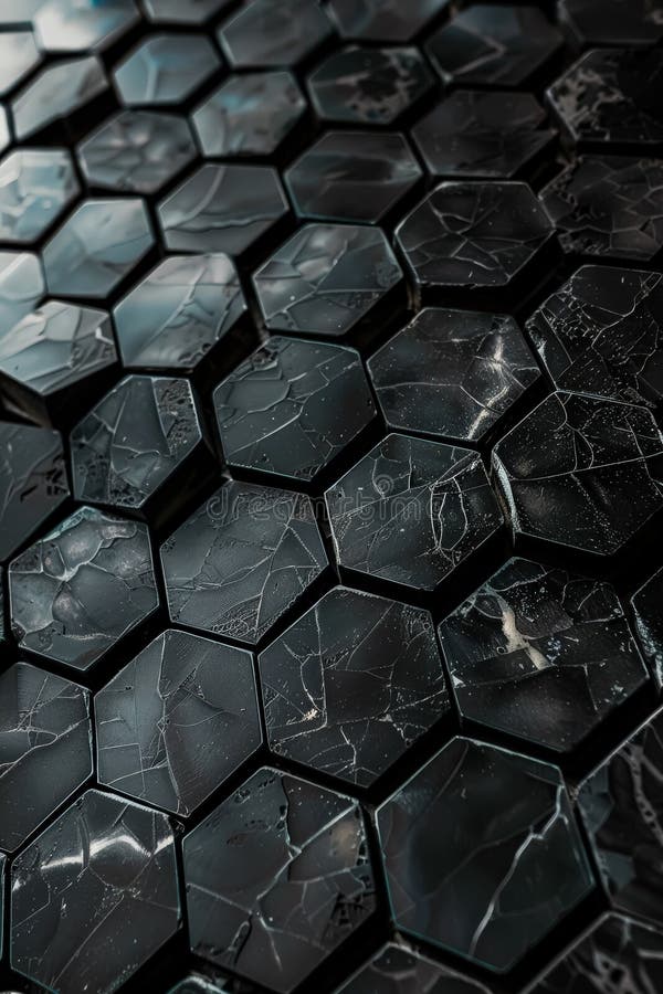 The Image is a Close Up of a Black and White Patterned Surface Stock ...