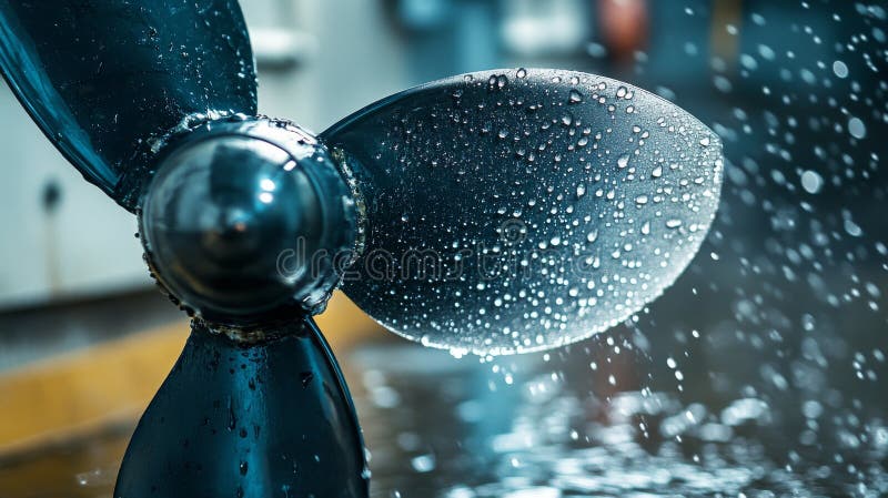 This Image is a Close-up of a Boat S Propeller, Perfect for Inclusion ...