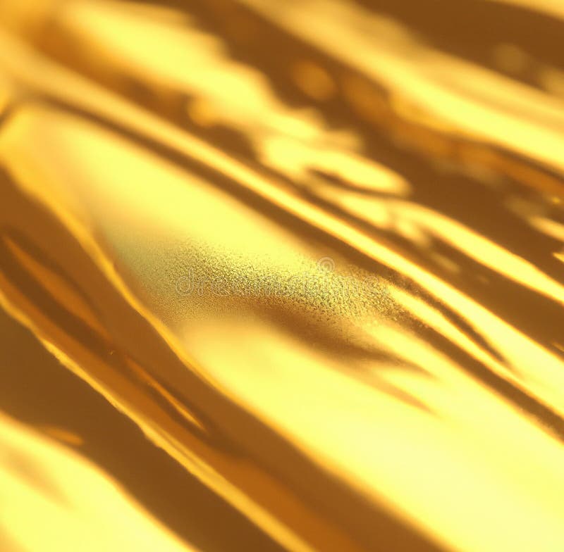 Image of Close Up of Details of Gold Texture with Copy Space Stock ...
