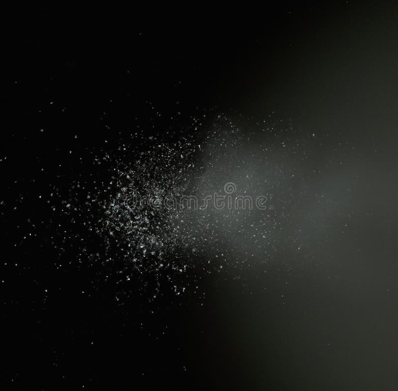 Image of Close Up of Multiple Colourful Particles on Dark Background ...
