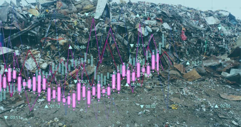 This Image is a Close-up of Rusty Metal Pieces in a Scrapyard Stock ...