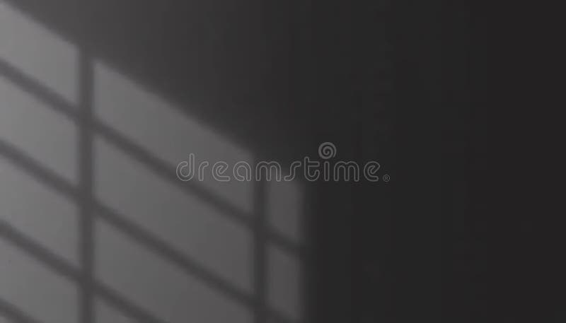 The Image is a Close-up Shot of a Wall with the Shadows of a Window ...