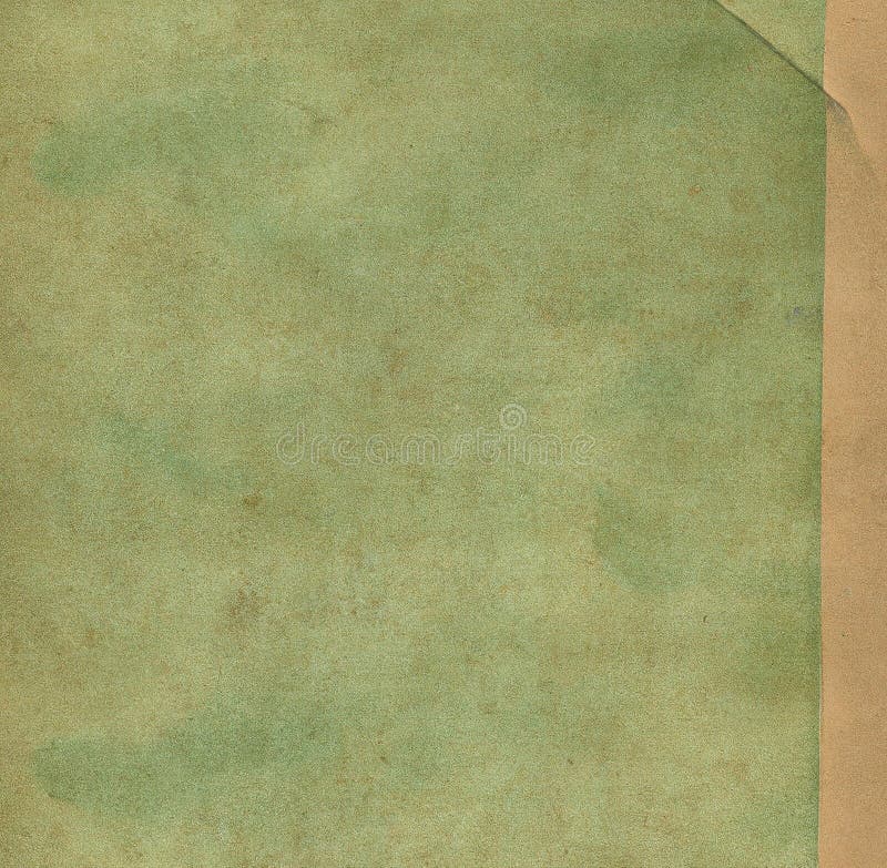 Image of Close Up of Stained Green Vintage Paper with Copy Space Stock ...