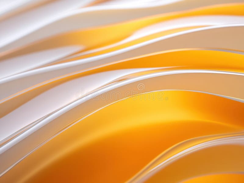 The Image is a Close Up of a Yellow and White Wave Stock Illustration ...