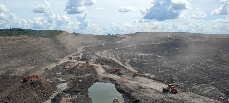 Image of a coal mine stock image. Image of activities - 375897345