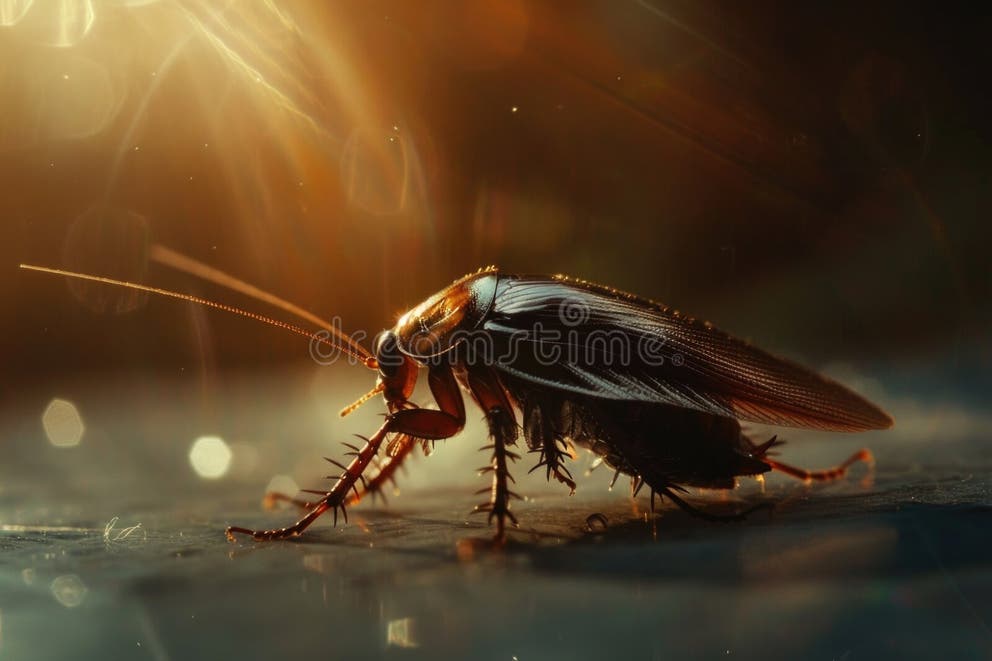 Image of a Cockroach Sitting on a Table, Perfect for Use in Educational ...