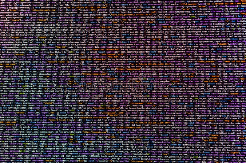 Image Of A Code Editor Displaying Blurry Lines Of Computer Programming Code Highlighting Syntax