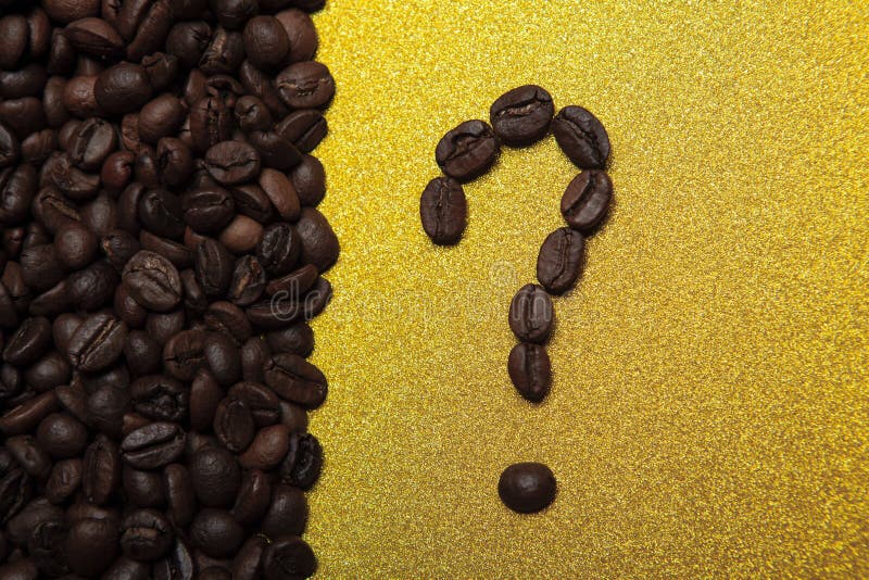 Coffee is gold stock photo. Image of mixed, gold, burlap - 114852664
