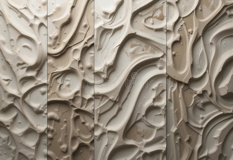 The Image is a Collage of Three Different Pieces of Art Stock ...