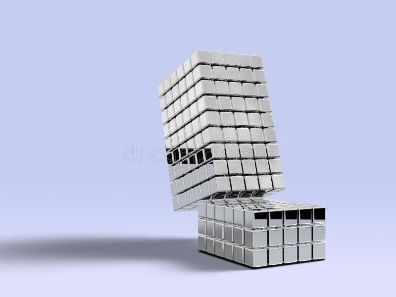 Image of Collapsing Building. Stock Illustration - Illustration of ...