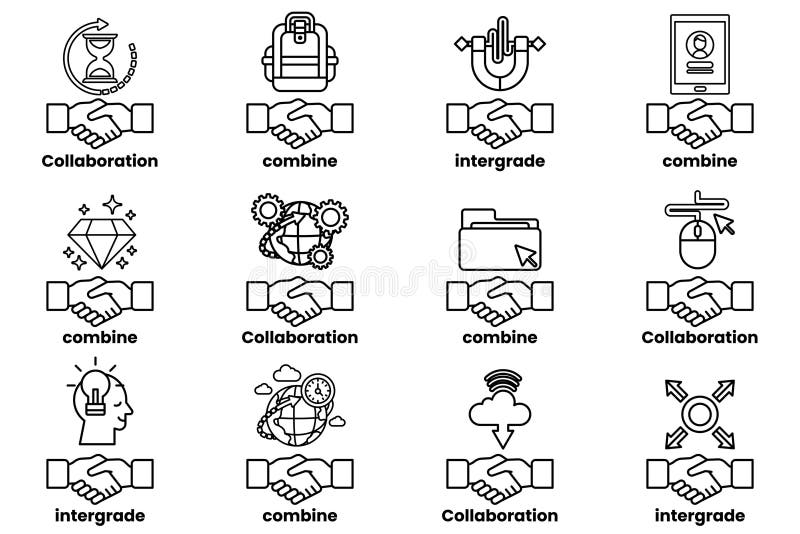 The Image is a Collection of Handshakes, Each with a Different Meaning ...