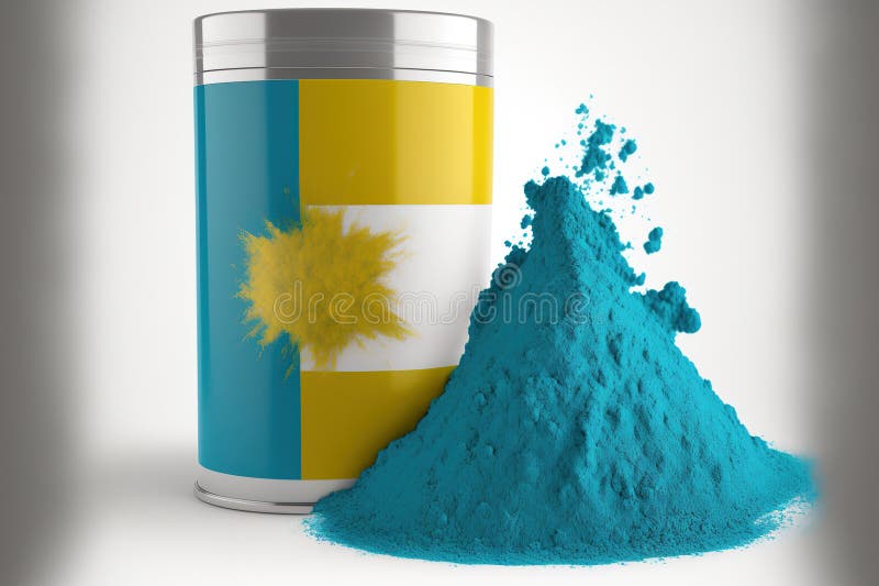 Image of Color Powder Splash and Explosion Abstract Art Stock ...