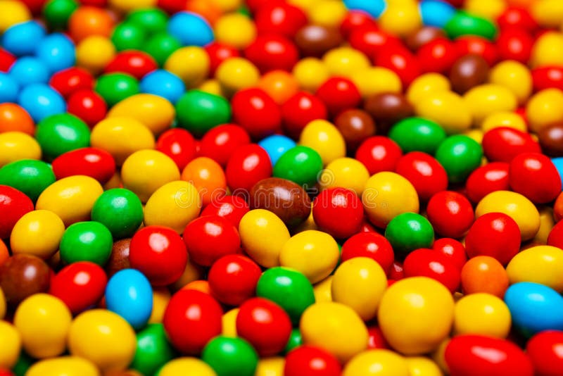Image of Colored Round Sweets Stock Image - Image of texture, sugar ...