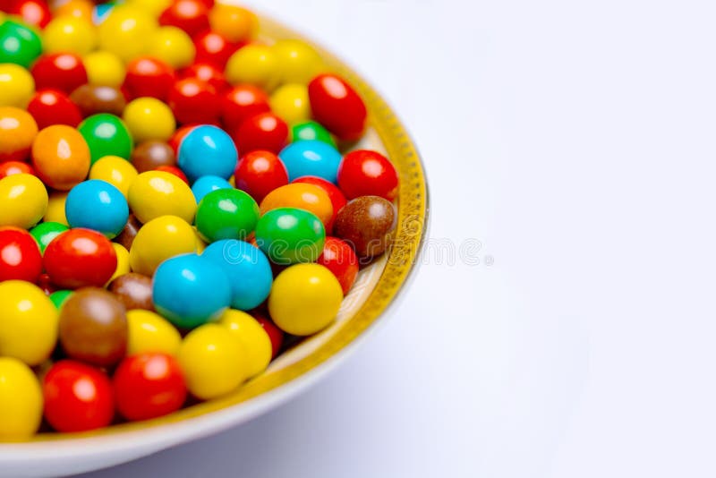 Image of Colored Round Sweets Stock Photo - Image of yellow, tasty ...