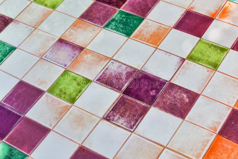 Image of Colored Tiles , Use for Background Stock Photo - Image of ...