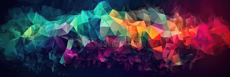 An Image of a Colorful, Crystalline Structure Background. Generative AI ...