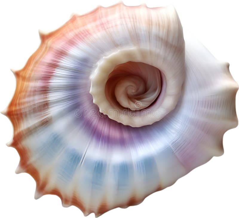 An Image of a Colorful Seashell. Ai-Generated Stock Photo ...